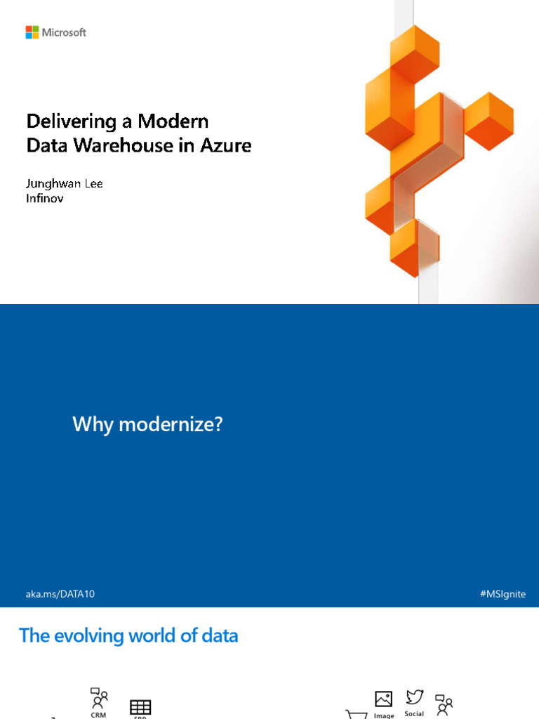 Data All Delivering Them DW With Azure 202003224202063744 | PDF | Data ...