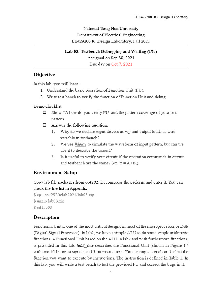 Lab 03 | PDF | Computer Engineering | Computing Lab 03 | PDF | Computer Engineering | Computing