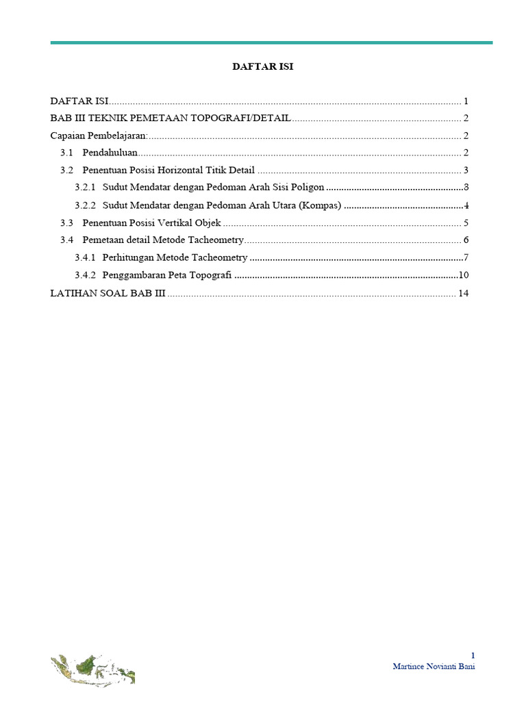 Topo Mapping - Chapter III - MNB - Revised | PDF