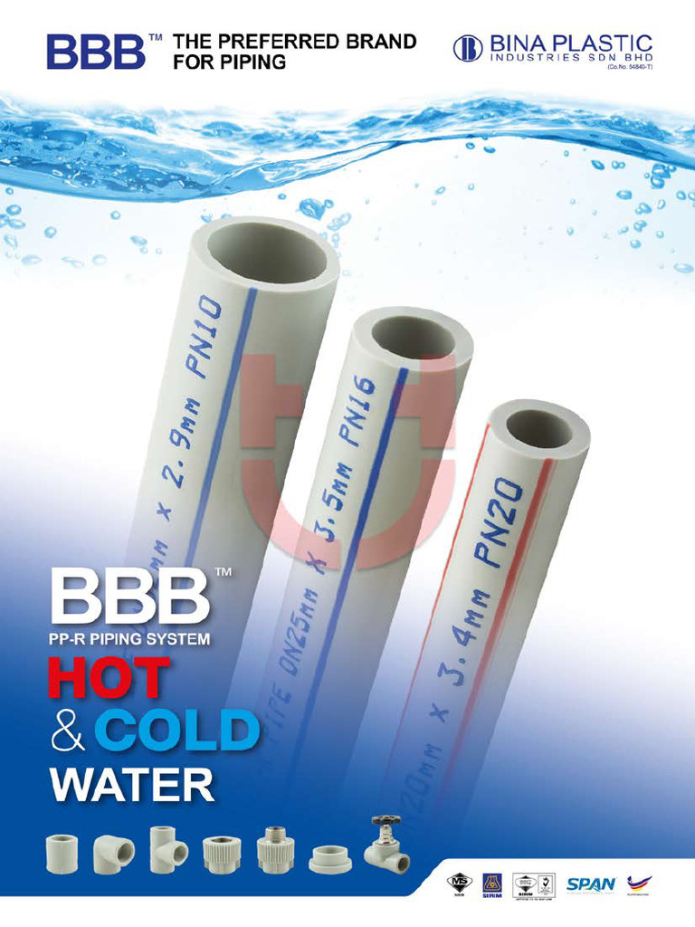 BBB - PPR Pipes & Fittings | PDF
