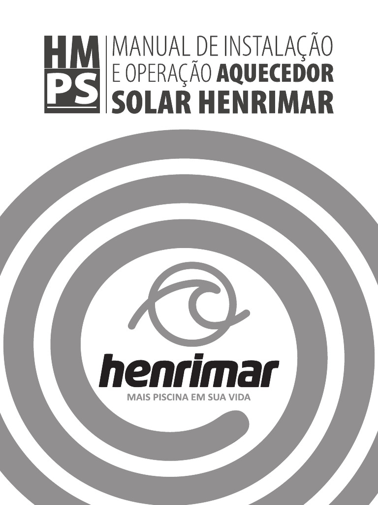 Manual de Instalacao e Operacao Coletor Solar | PDF Manual de Instalacao e Operacao Coletor Solar | PDF