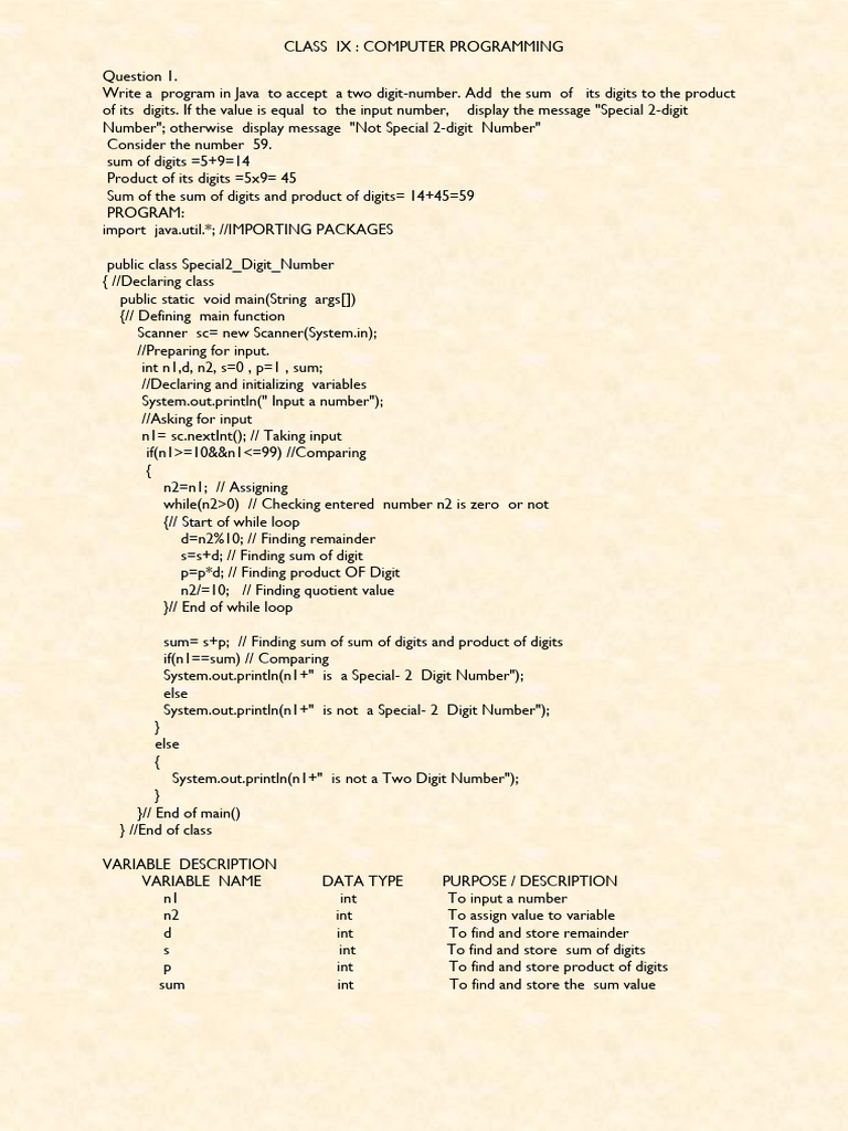Class 9 - Computer Programming | Download Free PDF | Computer ... Class 9 - Computer Programming | Download Free PDF | Computer ...