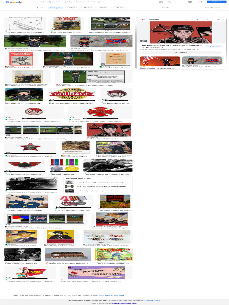 A Red Badge of Courage by Oxford Cartoon Images - Google Search | PDF