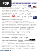 New Zealand Quiz: Questions & Answers | PDF | New Zealand