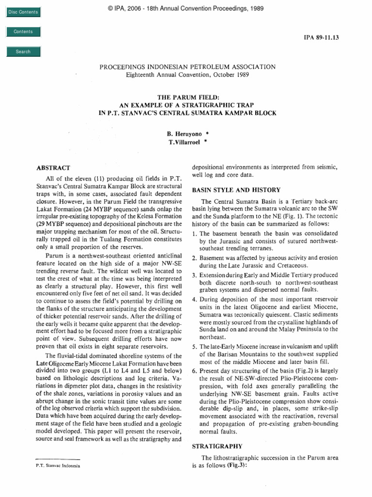 Parum Field Strat Trap Heruyono and Villaroel Stanvac 1989 - 1 | PDF ...