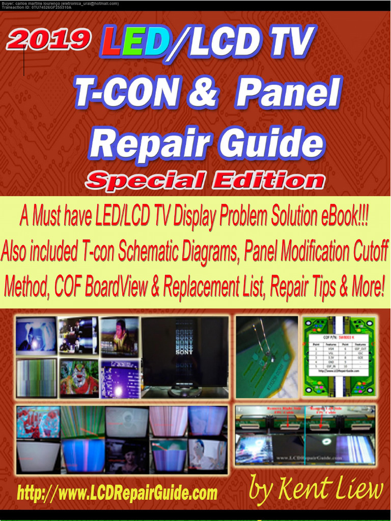 2019 Led LCD TV Tcom e Painel | PDF | Liquid Crystal Display | Backlight