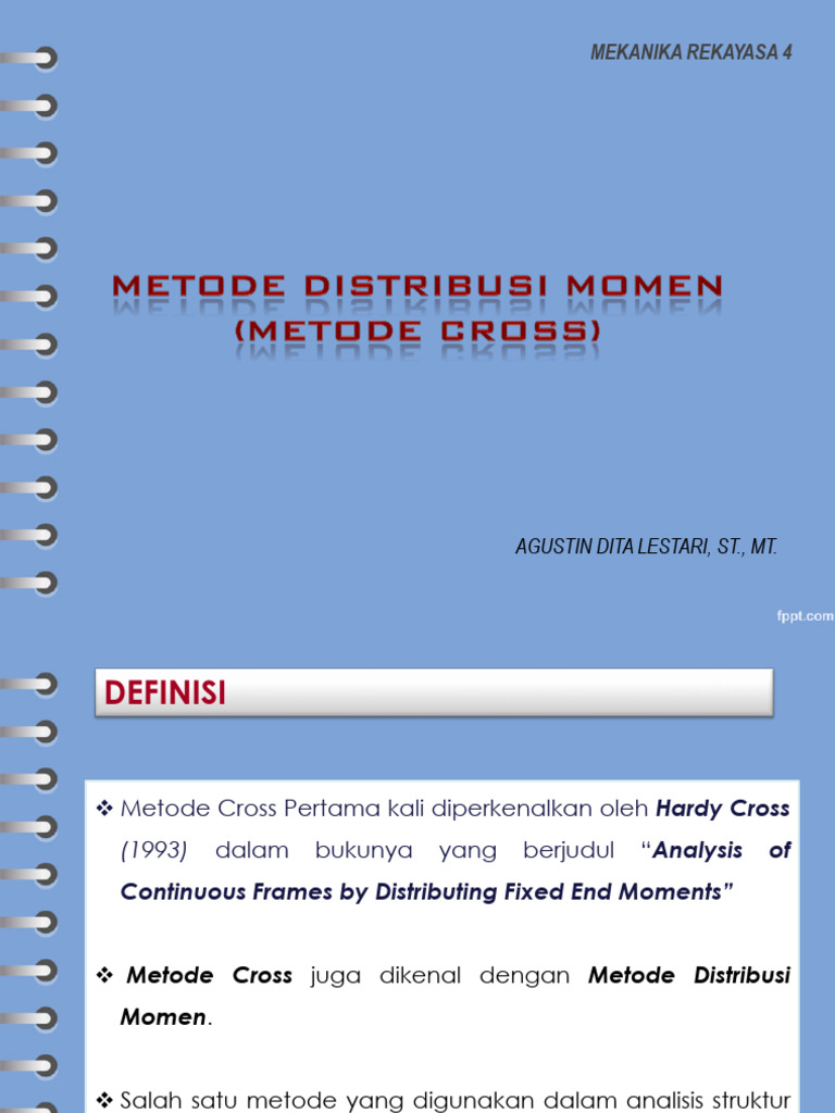 Analisis Metode Cross dalam Mekanika | PDF | Sains & Matematika ...