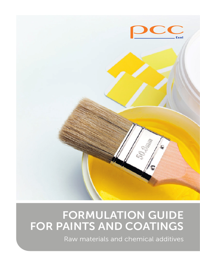 Formulation Guide For Paints and Coatings PCC Group | PDF | Paint ...