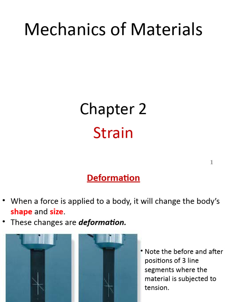 CH 2 Strain | PDF | Continuum Mechanics | Solid Mechanics