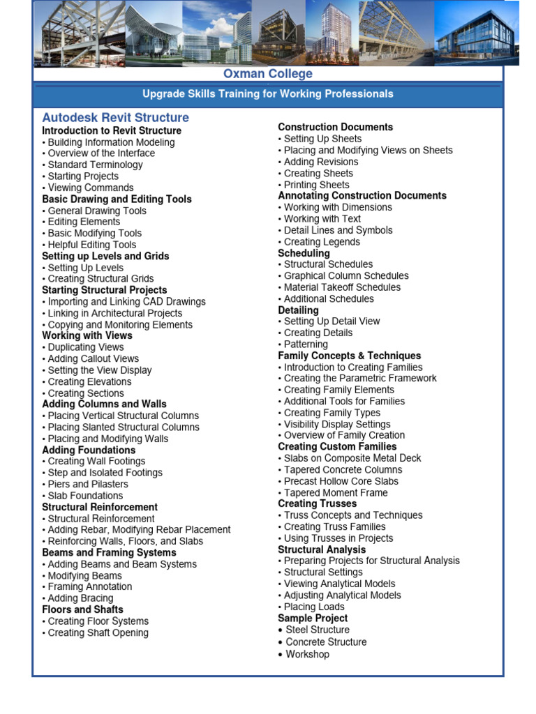Revit Structure | PDF | Autodesk Revit | Beam (Structure)