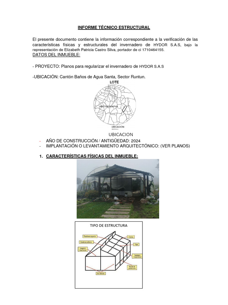 INFORME TÉCNICO ESTRUCTURAL SR. ROMULO ALBAN - RUNTUN Okok | PDF ...