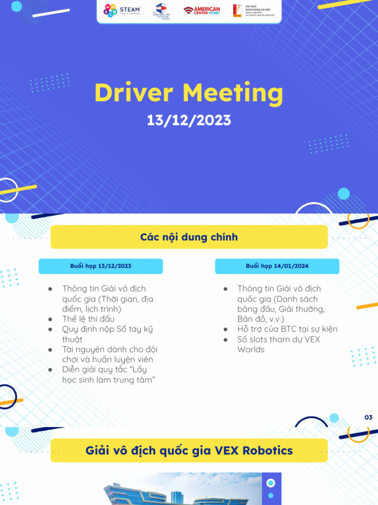 Driver Meeting 13-12-2023 | PDF