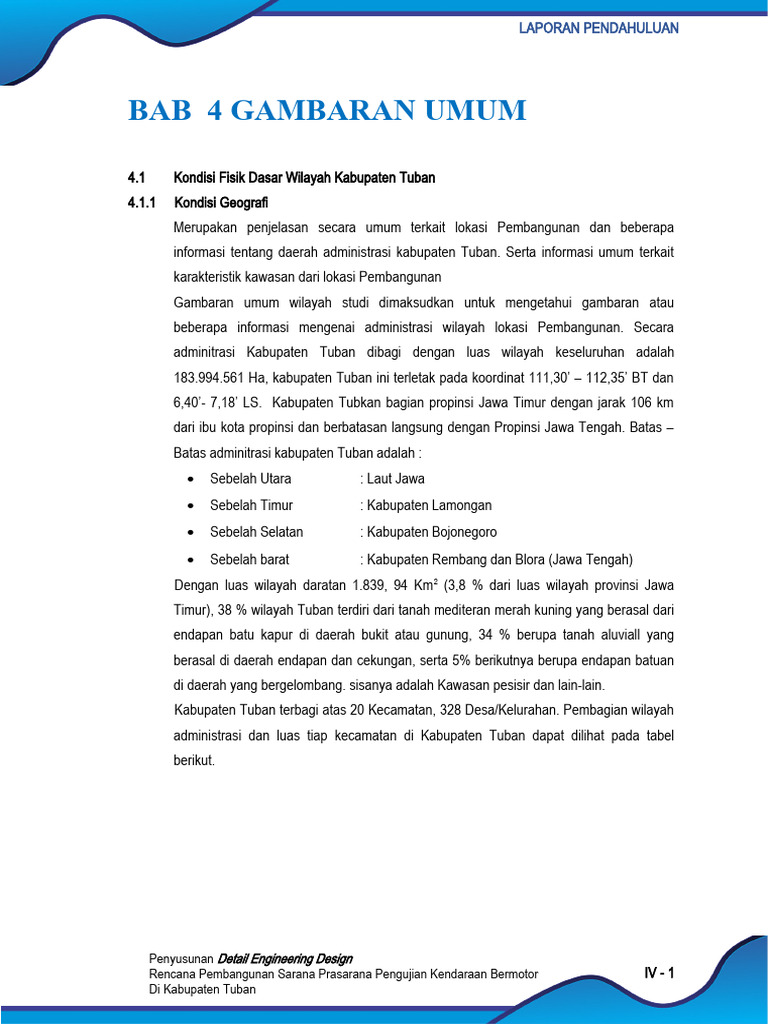 Bab 4 - Gambaran Umum | PDF