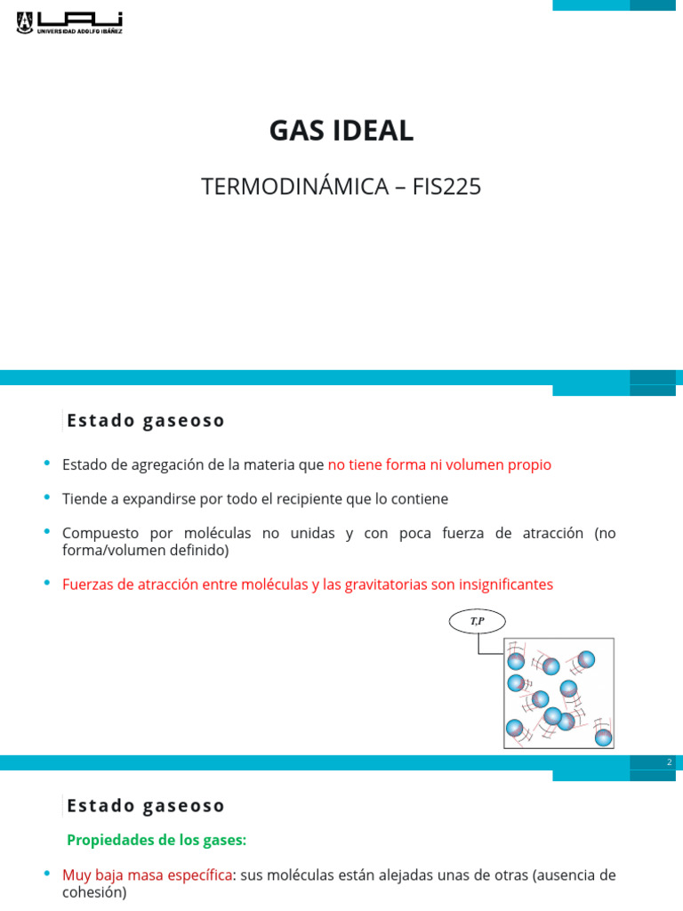 04 - Gas Ideal | PDF | Gases | Termodinámica