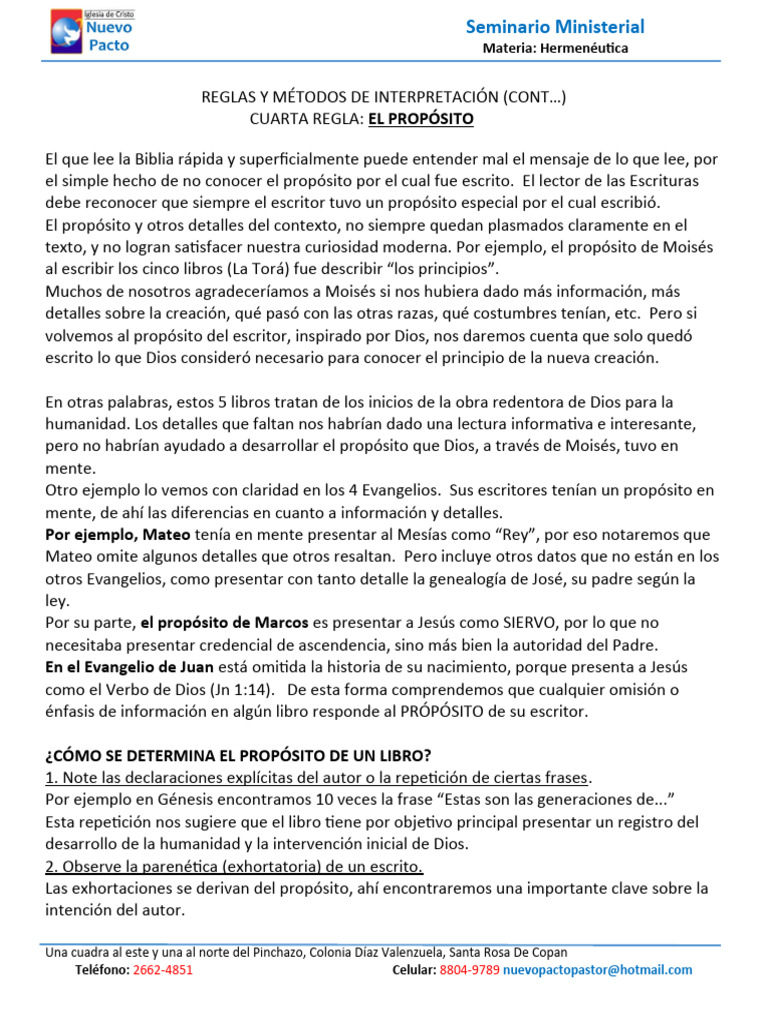 Tema 5 Hermaneutica | PDF | Evangelio de Mateo | Biblia