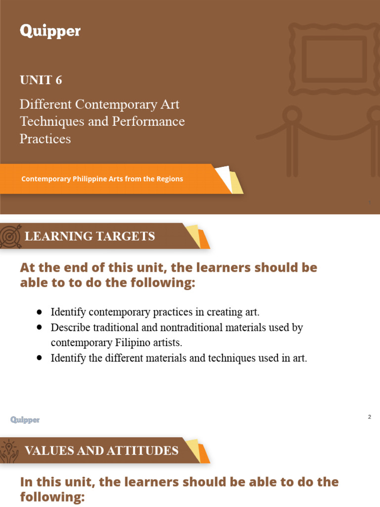 CPAR 11 - 12 Q4 0601 Different Contemporary Art Techniques and ...