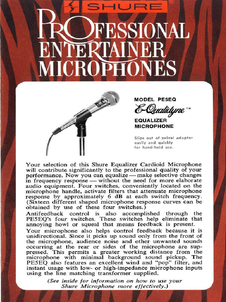 PE5EQ Guide en-US | PDF | Microphone | Equalization (Audio)