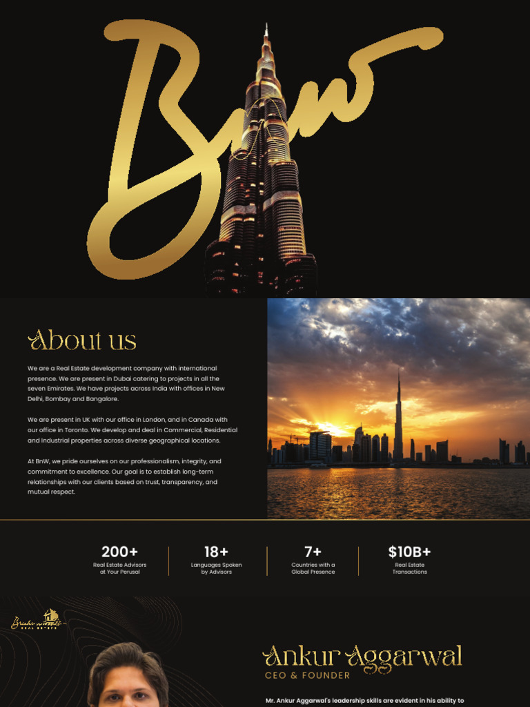 Business Profile BNW | PDF | Sales | Dubai