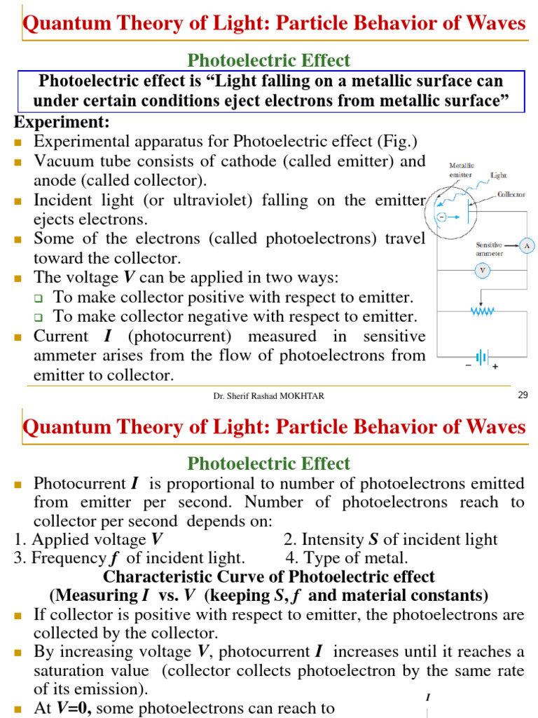 Photoelectric Effect | PDF | Photoelectric Effect | Light