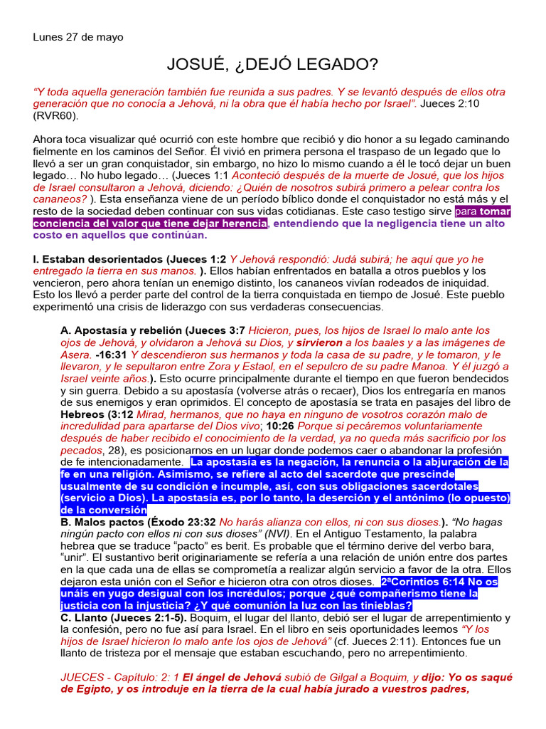 Celula 27 Mayo | Descargar gratis PDF | Creencia religiosa y doctrina | Contenido bíblico