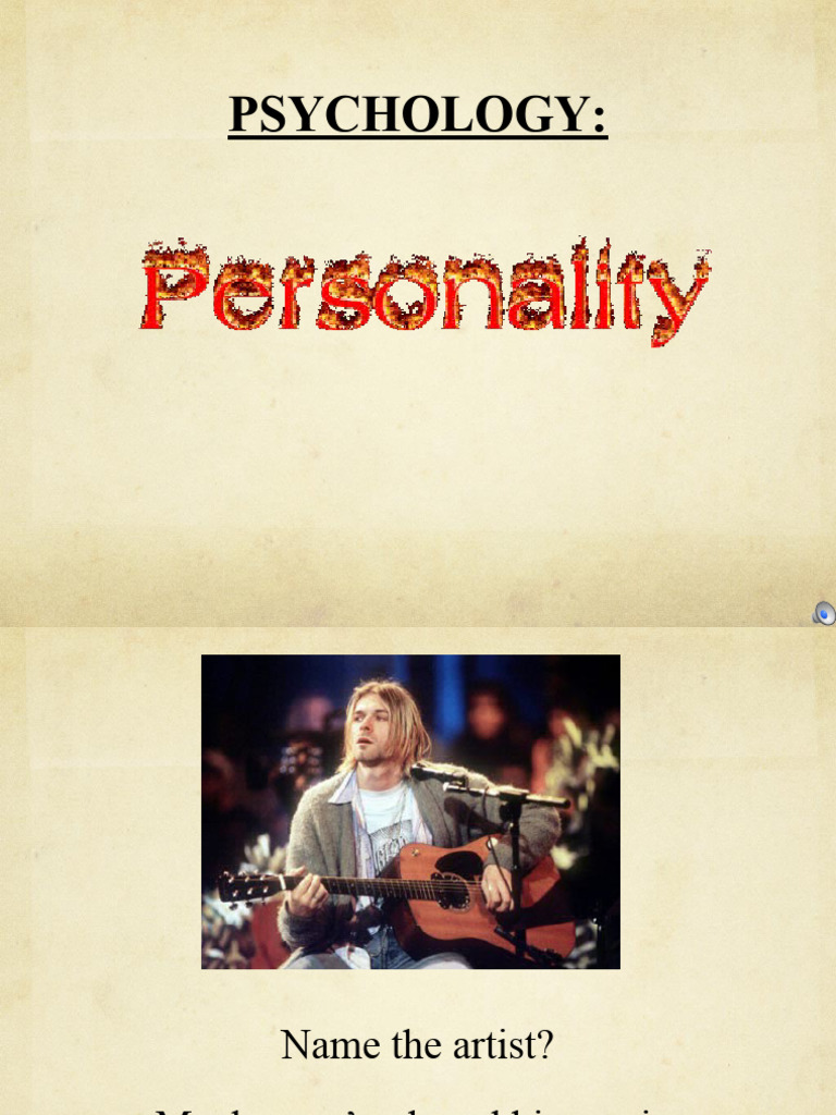 Powerpoint - Personality | PDF | Id | Sigmund Freud