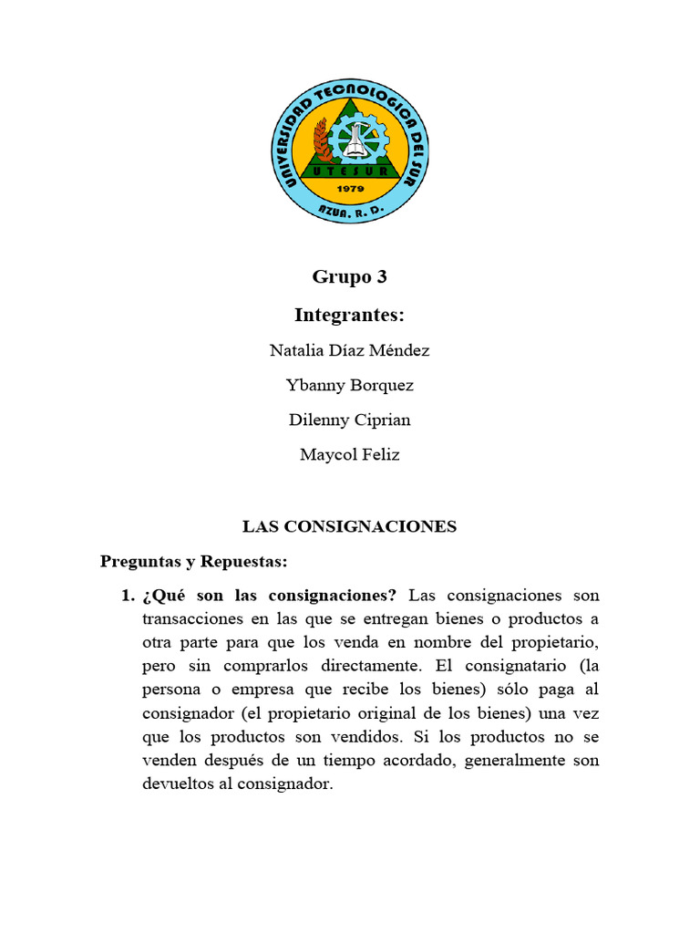 Guía Práctica sobre Consignaciones | PDF