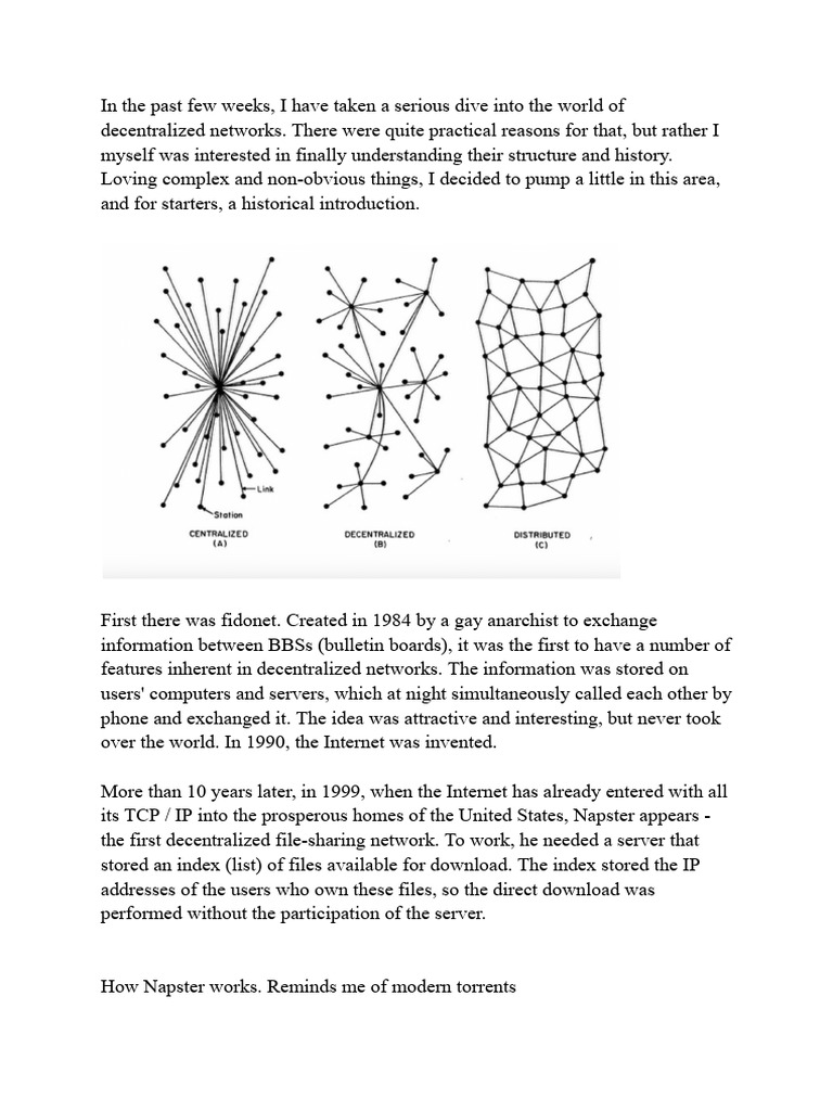Decentralized World | PDF | Network Architecture | Computer Engineering