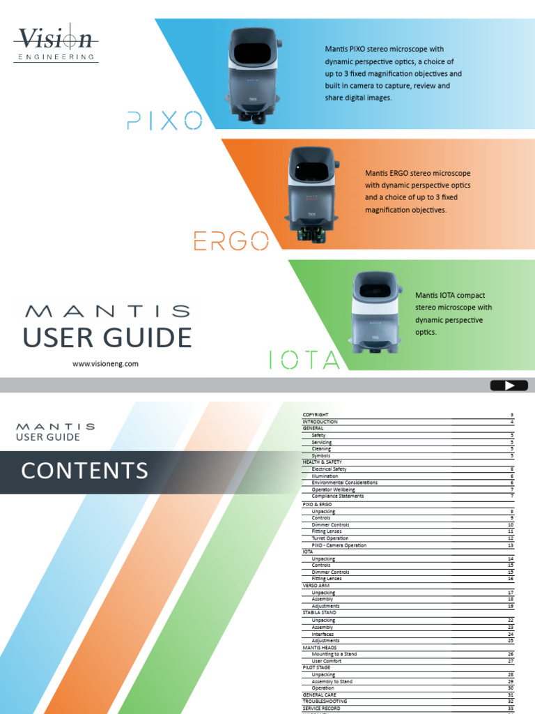 Mantis Nuevos User Guide | PDF | Human Factors And Ergonomics | Electrical Connector