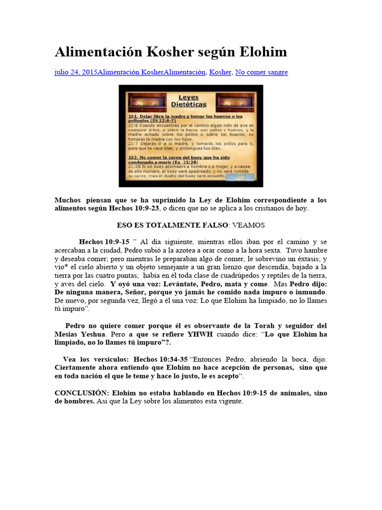 Pescados Kosher: Guía Completa | PDF | Pescado como alimento | Aves