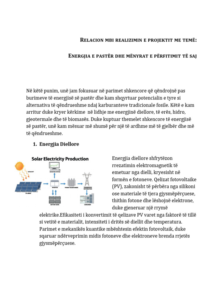 Energjia e Riperteritshme | PDF
