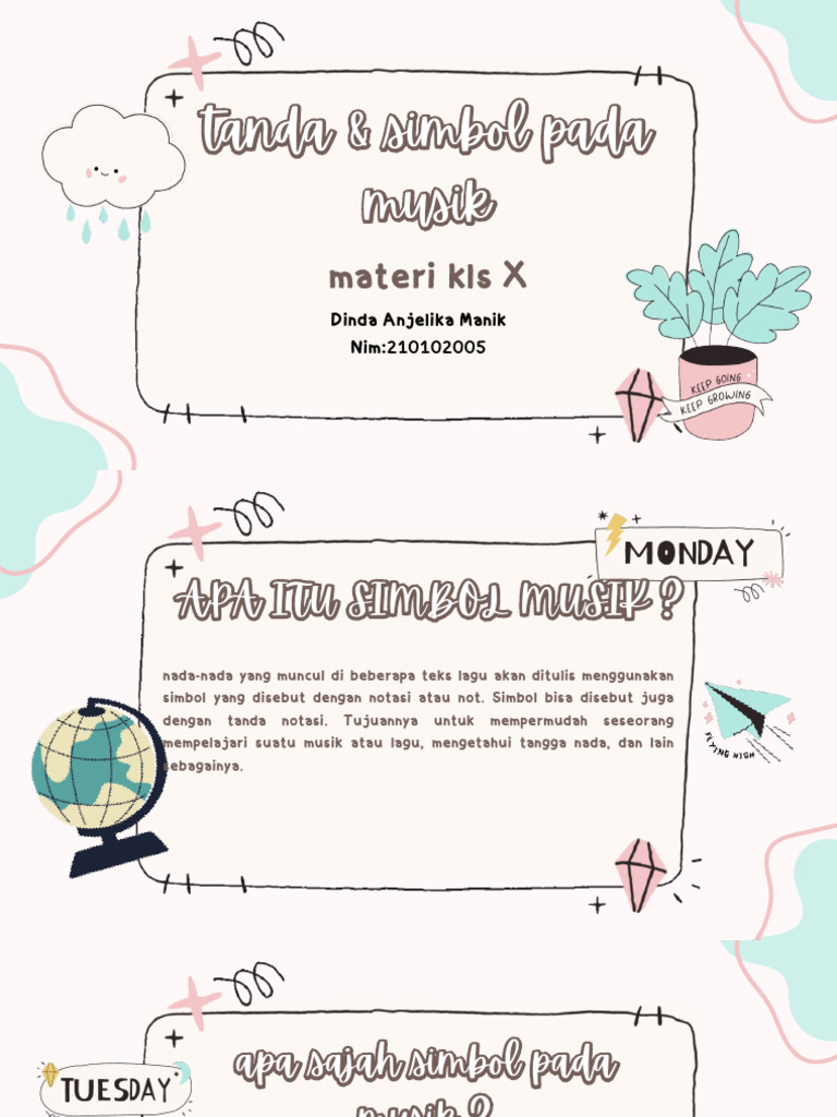 Simbol dan Tanda Musik Kelas 10 | PDF
