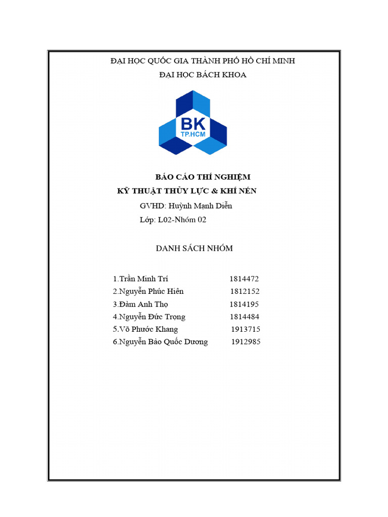 Báo Cáo TN TLKN | PDF