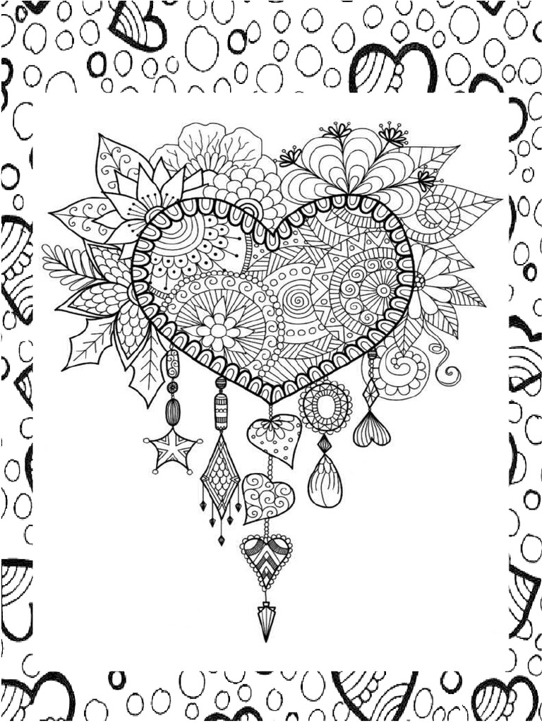 Cuaderno A4 Corazones Byn 2 | PDF