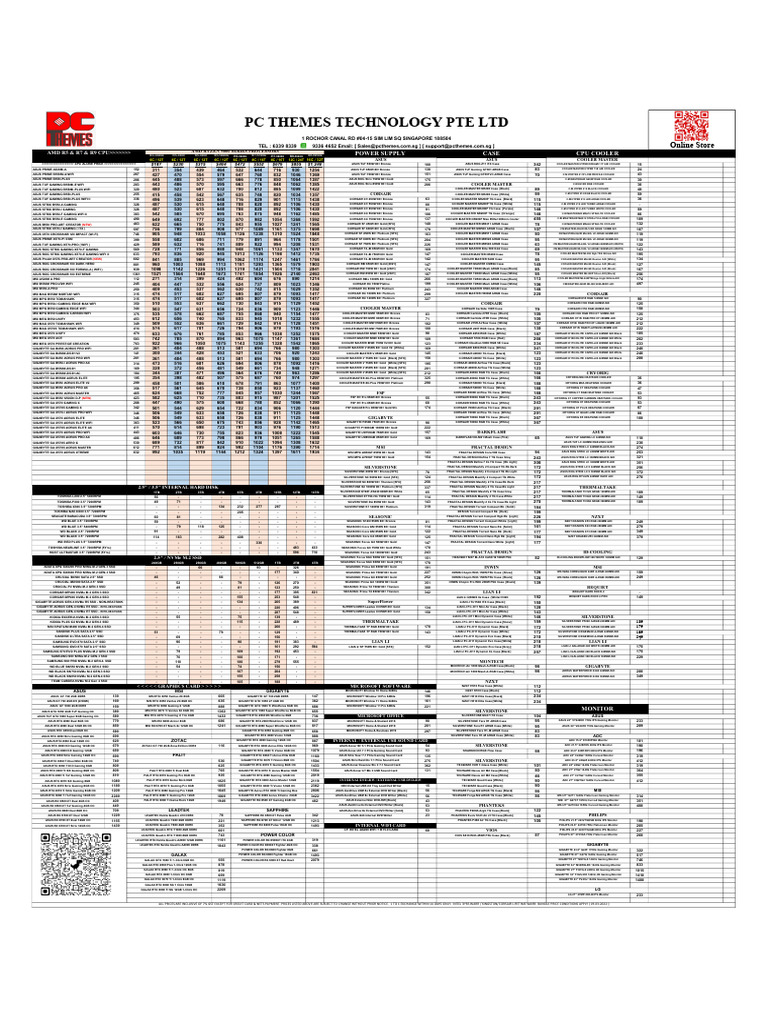 PC Themes Technology Pte LTD: Online Store | PDF | Computer Hardware