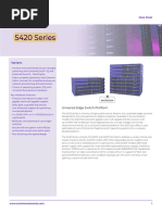 EX4400 Line of Ethernet Switches Datasheet | PDF | Computer Network | Network Switch
