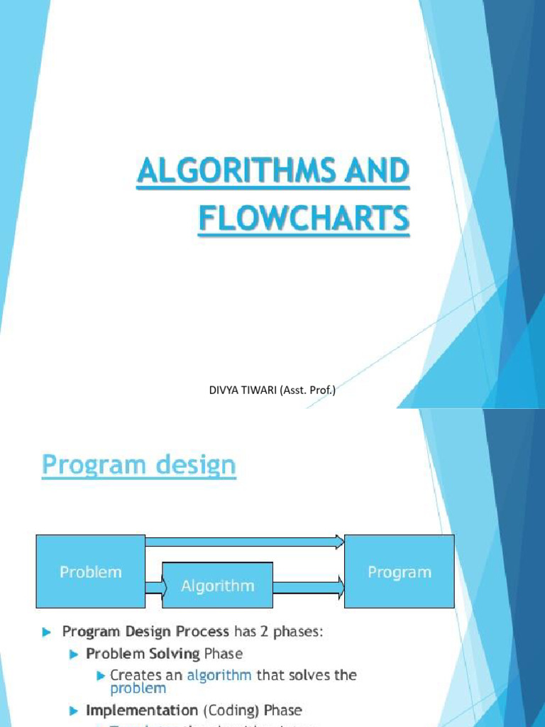 Algorithm and Flowchart | PDF
