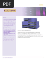 Switch L2 - L3 7520 Series Extreme Datasheet | PDF | Network Switch | I Pv6
