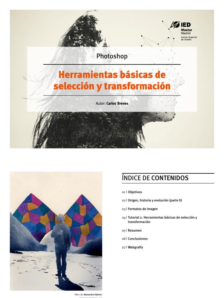 Manual - Herramientas Basicas de Seleccion y Transformación | PDF | Adobe Photoshop | Formato de ...