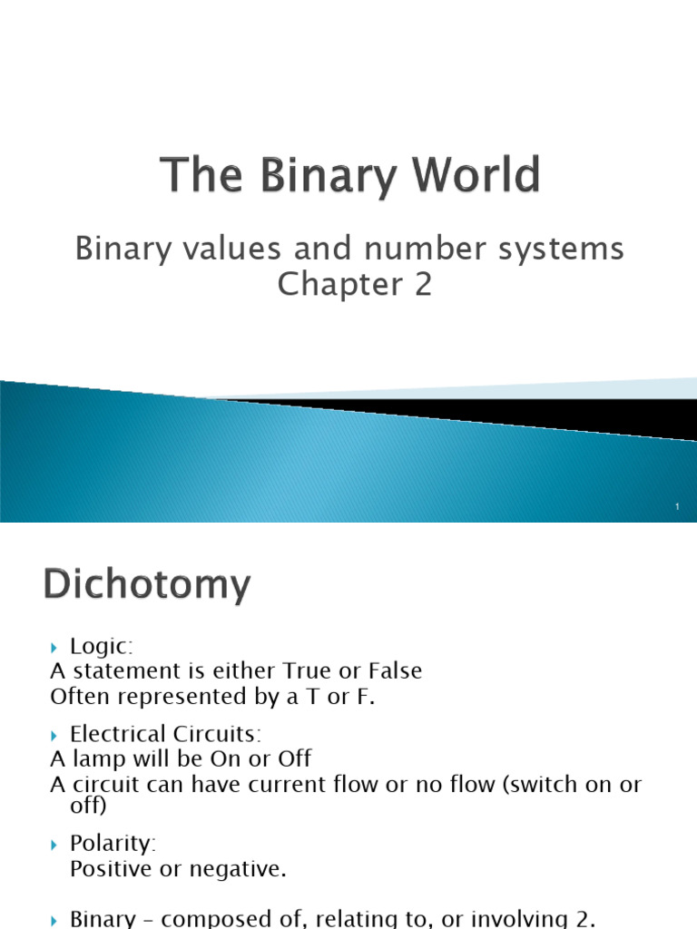 CH 2 Binary Numbers 2015 | PDF | Computer Architecture | Computing