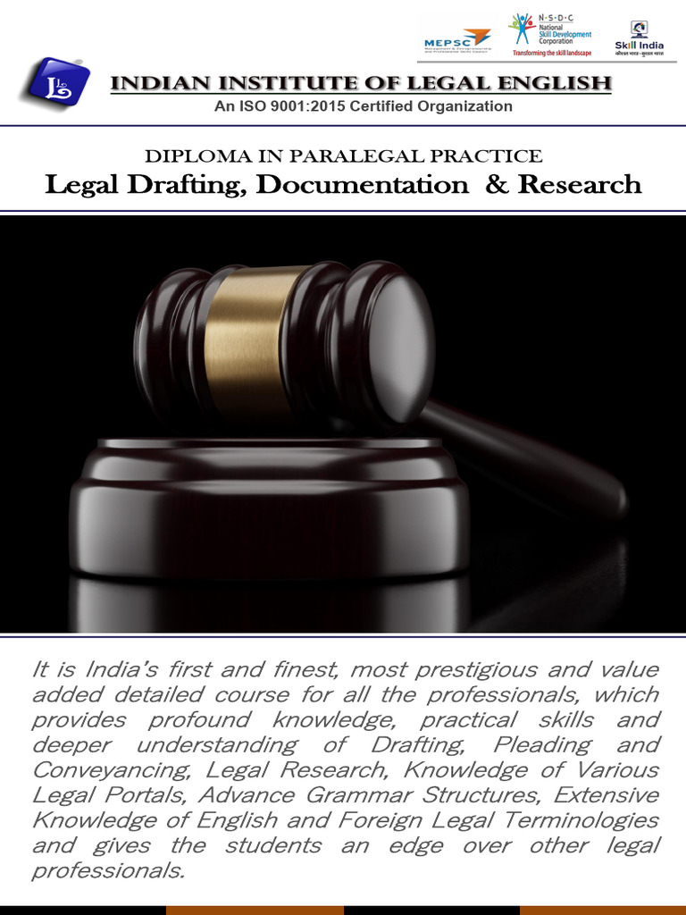Diploma In Paralegal Practice 12 M Final 1 Pdf Lawsuit Proofreading