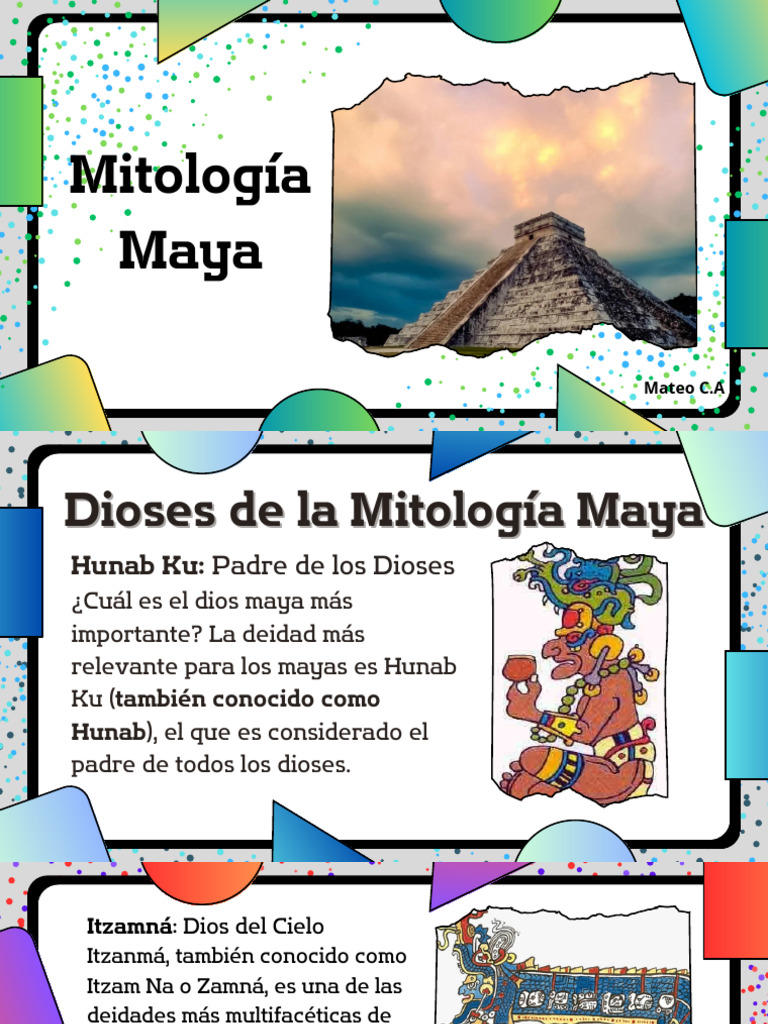 Dioses y mitología de los mayas | PDF | Deidades | Civilización maya