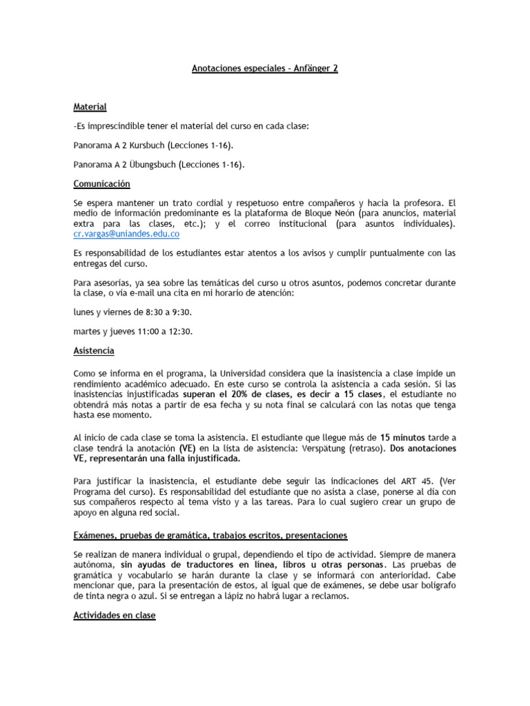 Anotaciones Anfänger2 202310 | PDF