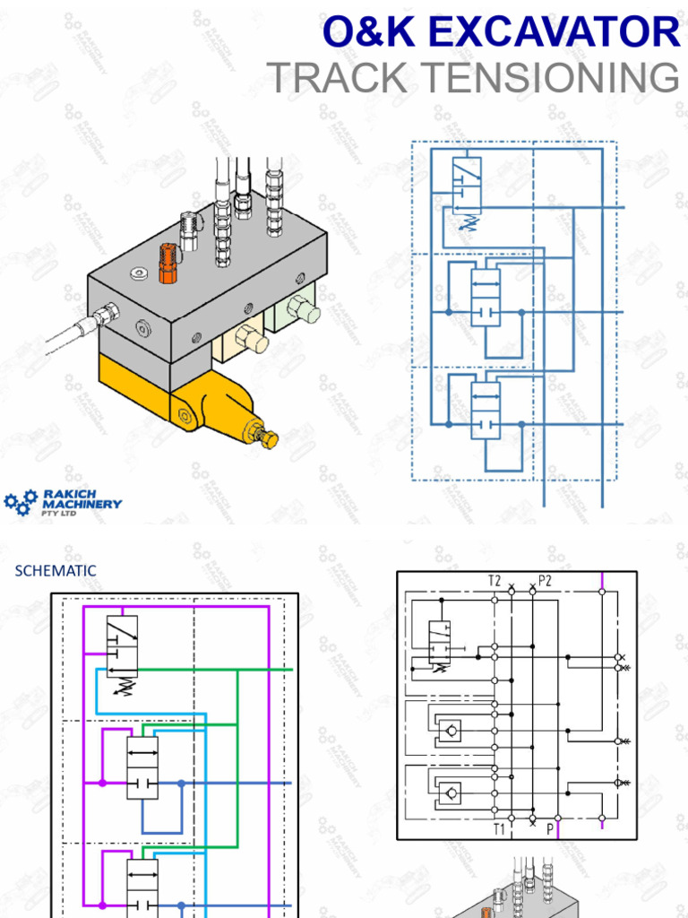 Excavator Track Tension Adjustment Guide | PDF | Valve | Tap (Valve)
