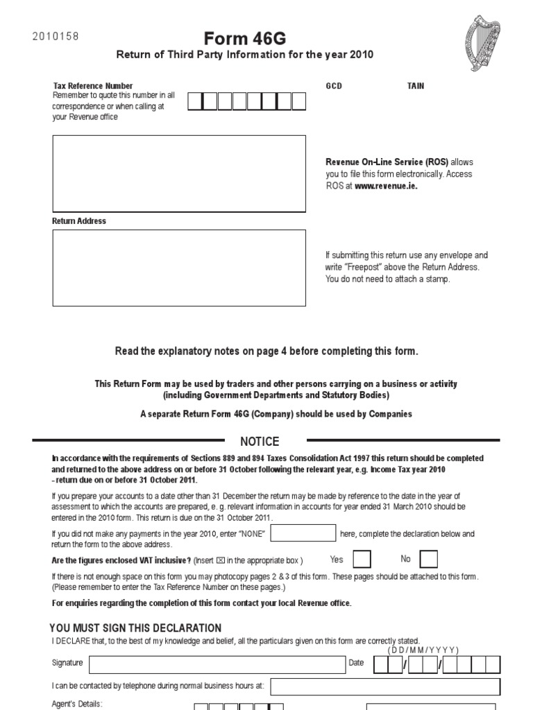 form46g | Value Added Tax | Payments
