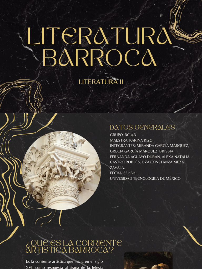 Literatura Barroca - 20240408 - 072913 - 0000 | PDF | Barroco