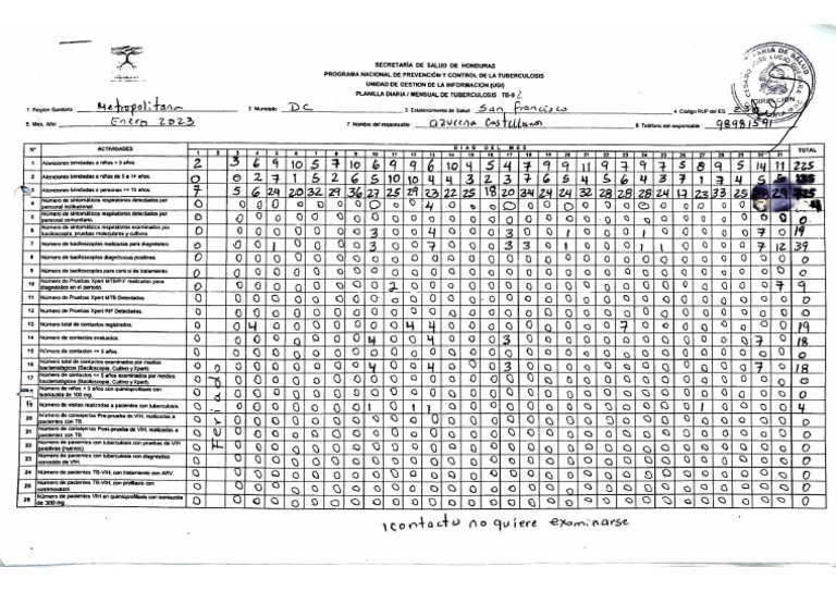 Plantilla de TB | PDF