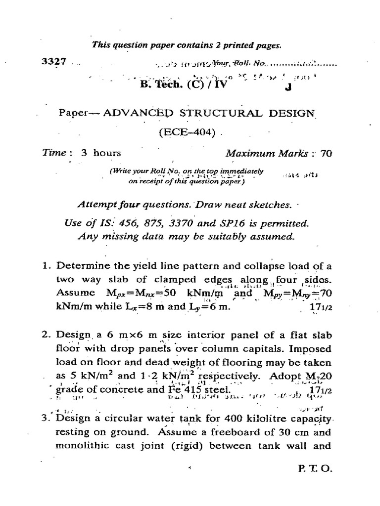 Paper Advanced Structural Design | PDF