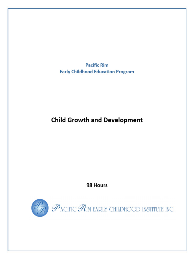 Child Growth and Development | PDF | Id | Child Development