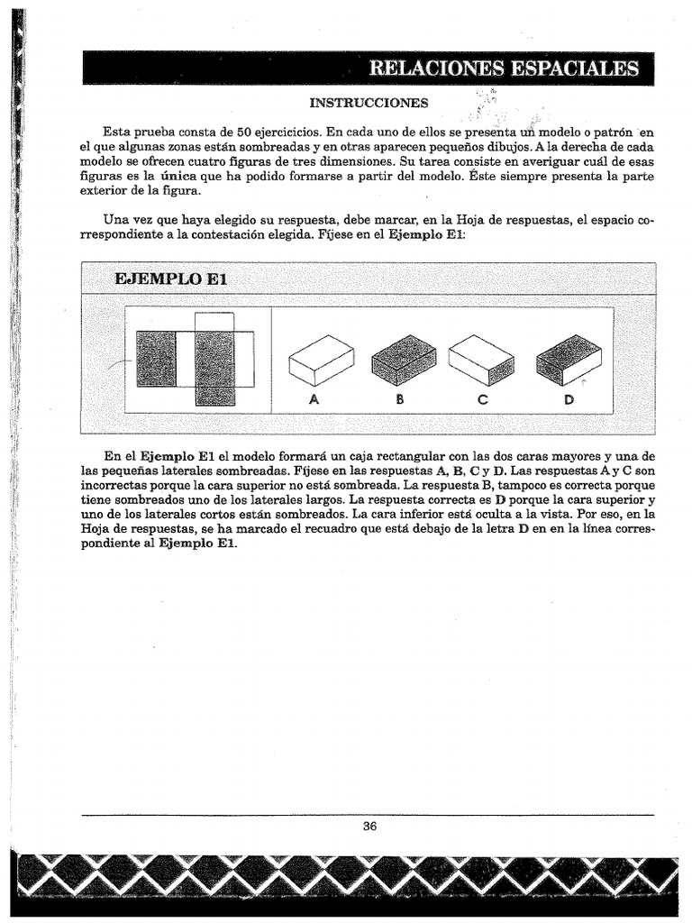 Prueba Espacial Nivel 1 | PDF