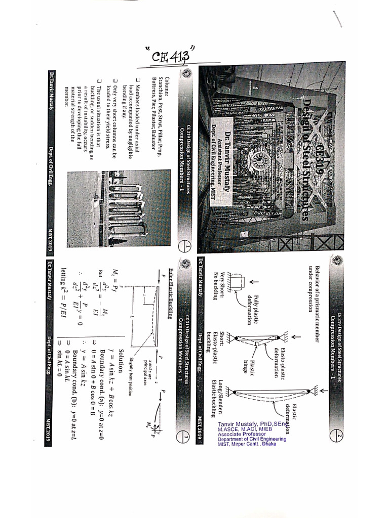 CE 411 and CE 413 | PDF